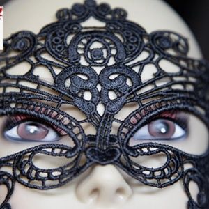 Independent | Accessories | Sexy Black Lace Venetian Masquerade Mask ...